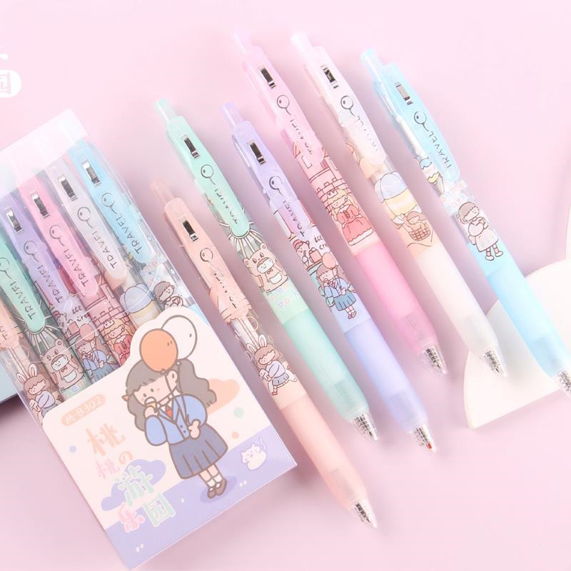 Cute Gel Pen Set – Raspberry Stationery