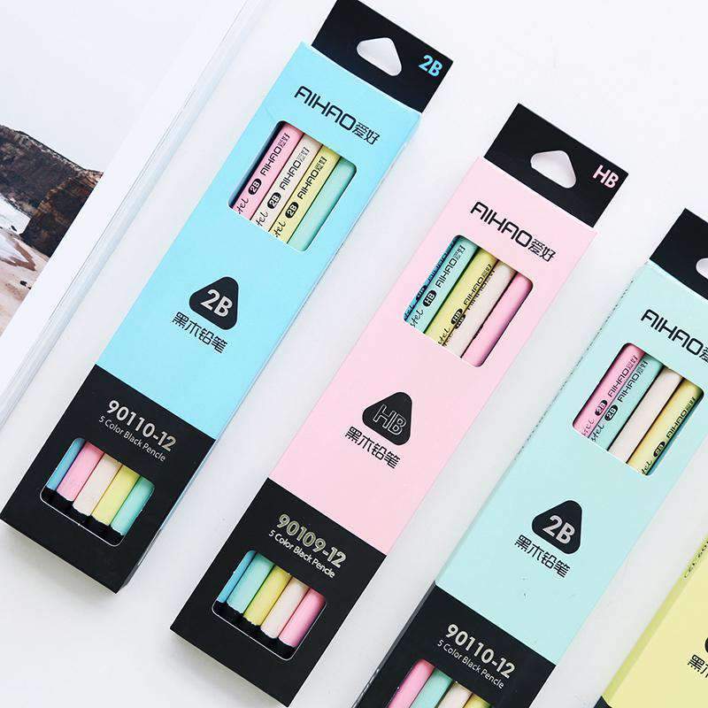 Pastel coloured Lead pencils – Raspberry Stationery